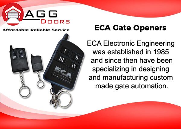 ECA Gate Openers - AGG Doors