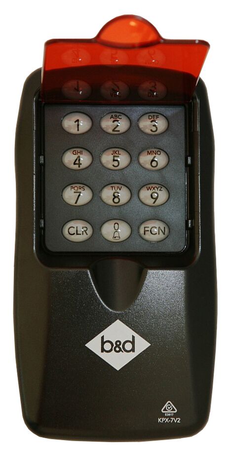 B&D Tri-Tran KPX-7v2 Wireless Keypad Coding Instruction - AGG Doors